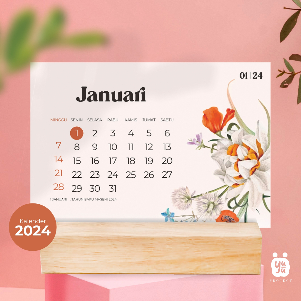 Jual KALENDER AESTHETIC | DESK CALENDAR / WALL CALENDAR | Kalender meja ...