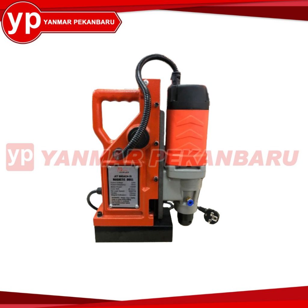 Jual Mesin Bor Besi Magnet / Magnetic Drill 35 MM JET BROACH 35 LEOPARD ...