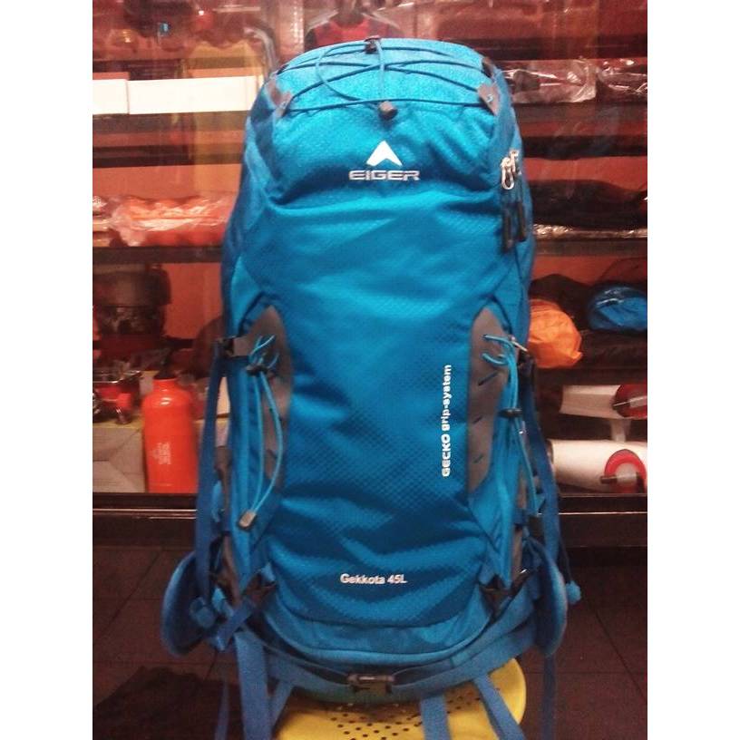 Jual Tas Ransel Keril Tas Hiking/Gunung Eiger Gekkota 45L 1264 blue ...