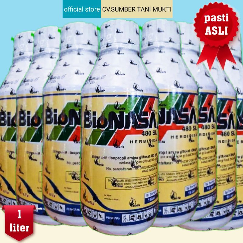 Jual BIONASA 1 LITER HERBISIDA SISTEMIK 480 SL | Shopee Indonesia