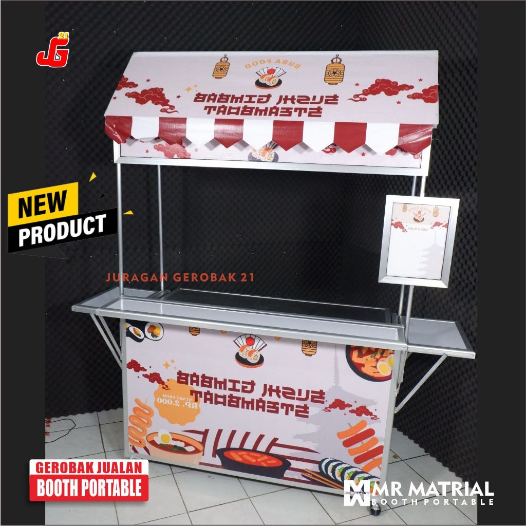 Jual Booth Portable Juragan Atap Rumah Extra Jumbo Meja Jualan Gerobak ...