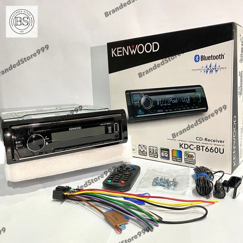 Jual KENWOOD KDC-BT660U Singel Din Head unit BT660U | Shopee Indonesia