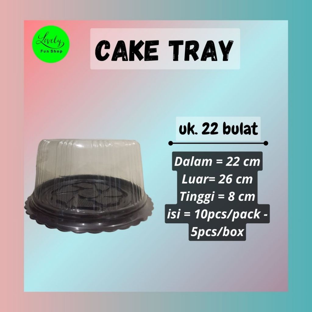 Jual Cake Tray / Kemasan tatakan kue / Kotak - Bulat | Shopee Indonesia