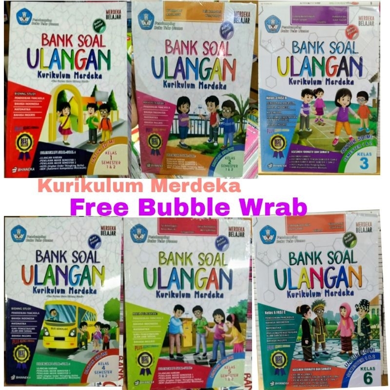 Jual Buku Pintar Bank Soal Ulangan SD Kelas 1 2 3 4 5 6 Semester 1&2 Kurikulum Merdeka Lengkap ...