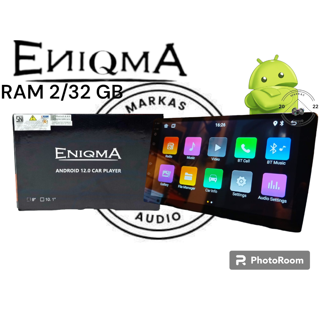Jual NEW Head Unit Double Din Android ENIGMA EG-1078 10 Inch 2/32GB SNI ...