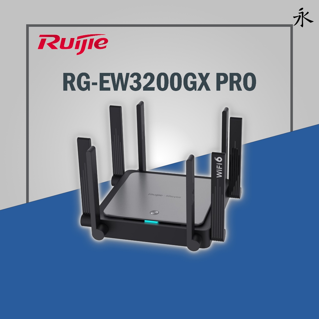 Jual RUIJIE RG-EW3200GX PRO 3200M Wi-Fi 6 Dual-band Gigabit Mesh Router ...