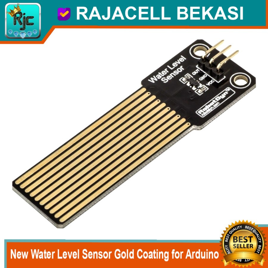 Jual New Water Level Sensor Gold Coating for Arduino Sensor ketinggian ...