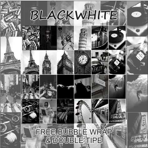 Jual [ BEST PROMO ] POSTER AESTHETIC HITAM PUTIH ISI 24 POSTER MURAH ...