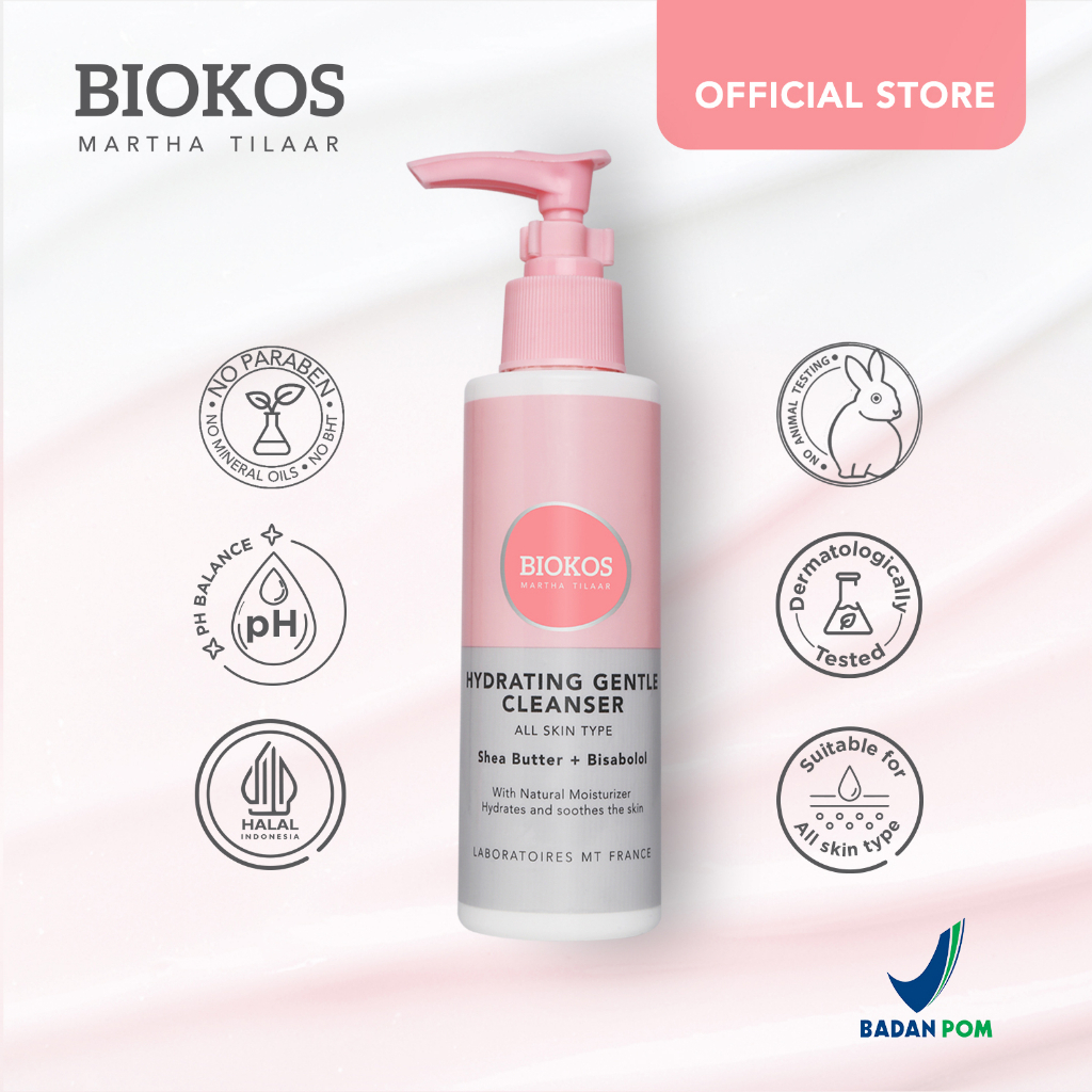 Jual Biokos Hydrating Gentle Cleanser 140ml | Shopee Indonesia