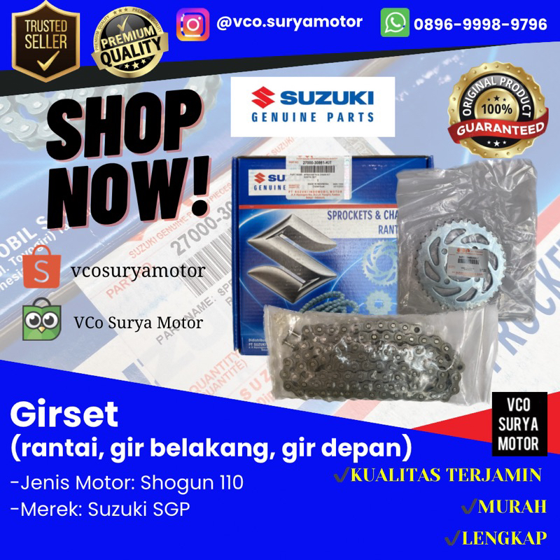 Jual Girset ORIGINAL SGP Shogun 110 Lama/ Kebo | Shopee Indonesia