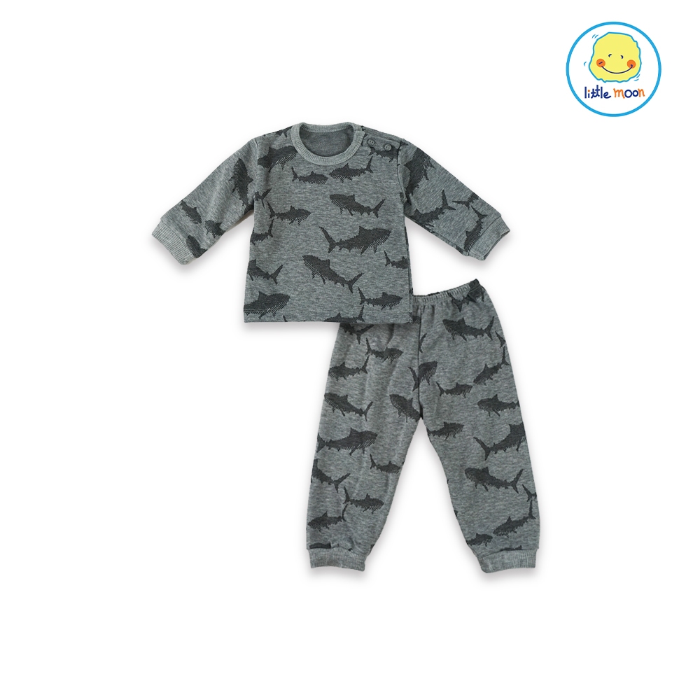 Jual Little Moon Setelan Balita Tangan Panjang Kancing Pundak dan ...