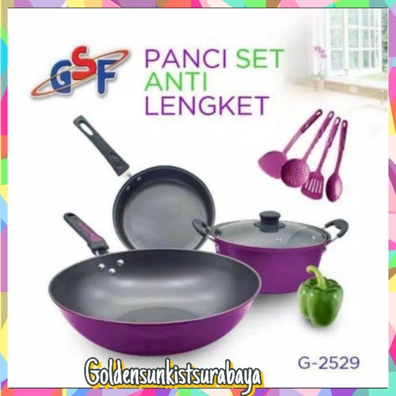 Jual panci set gsf G-2529 | Shopee Indonesia