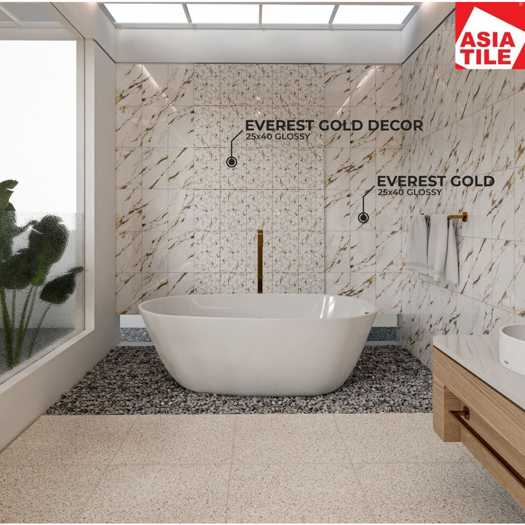 Jual Keramik Dinding Asia Tile 25x40 Everest KW 1 / Asia Tile Everest ...