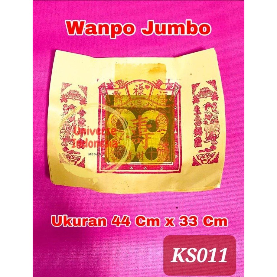 Jual KERTAS SEMBAHYANG WANPO WAN PO GWAN PO JUMBO | Shopee Indonesia