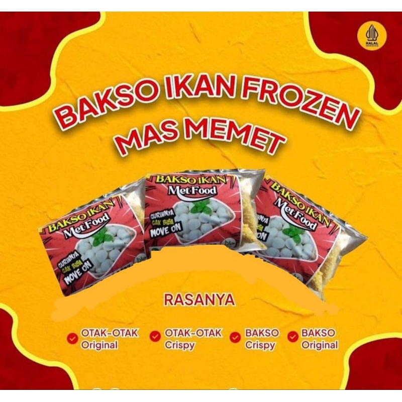 Jual BAKSO FROZEN Met Food 500 gr Baso Ikan Frozen | Shopee Indonesia
