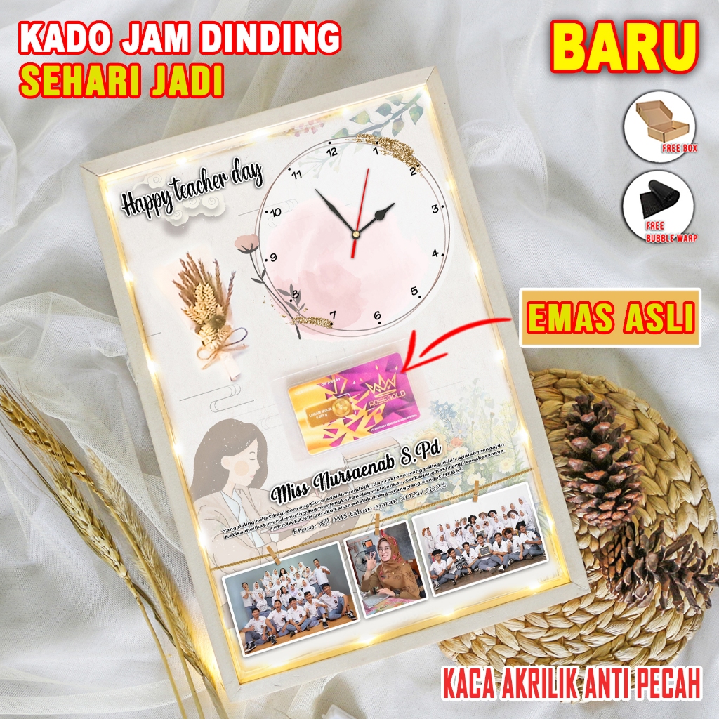 Jual JAM DINDING CUSTOM UNIK KADO PERNIKAHAN KADO WEDDING ULANG TAHUN ...