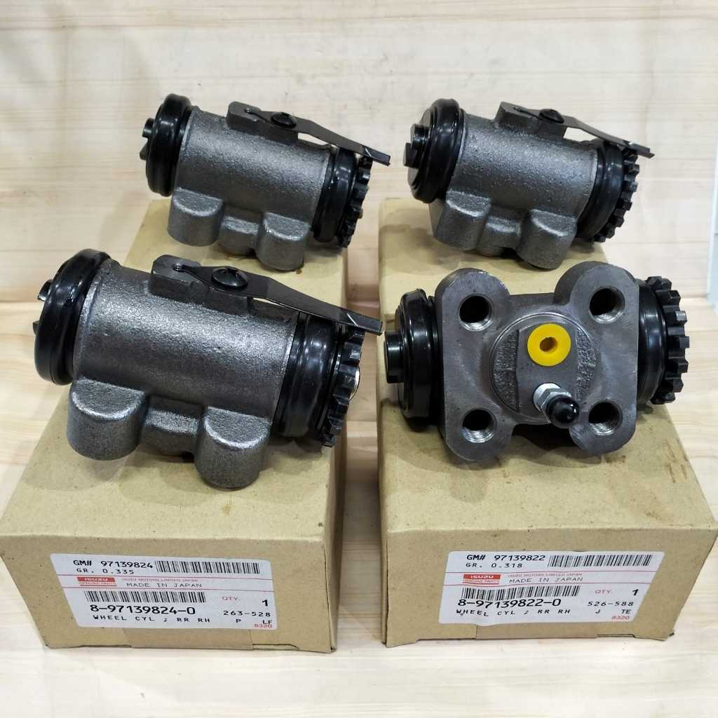 Jual WHEEL CYL CYLINDER SET MASTER REM BELAKANG KANAN KIRI ISUZU ELF ...