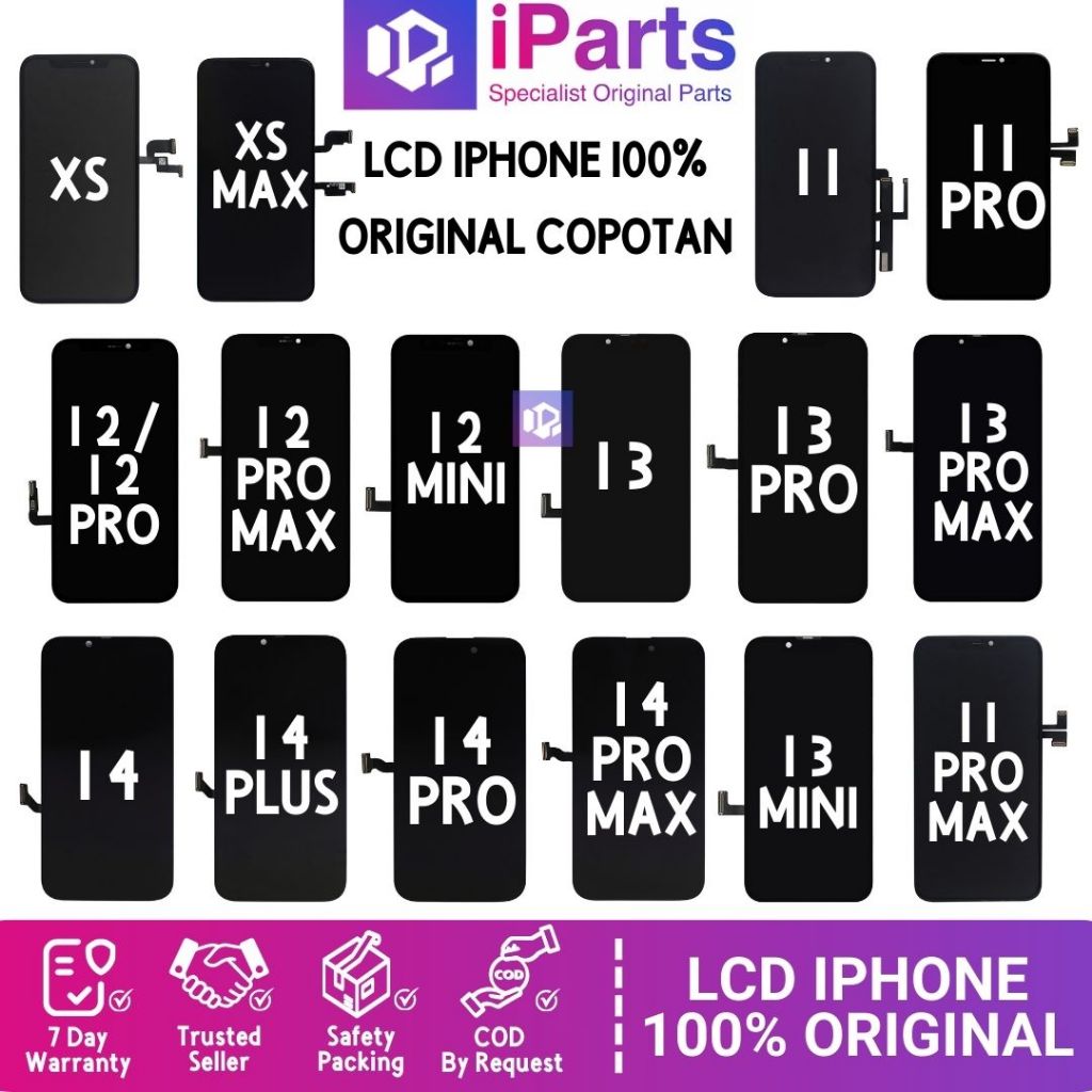 Jual LCD IPHONE XS XSMAX 11 12 13 14 Mini Pro Promax Original Copotan ...
