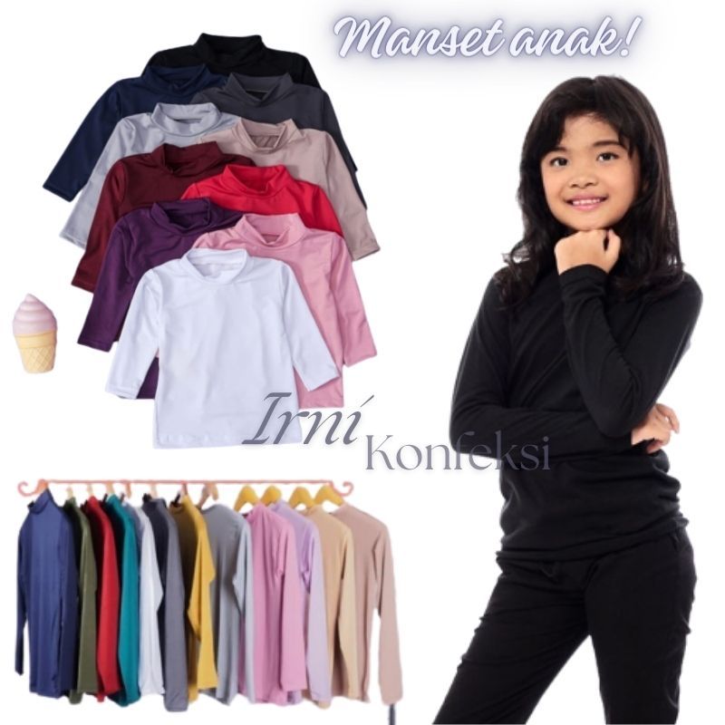 Jual Manset anak lengan panjang premium usia 4-10 Tahun | Shopee Indonesia
