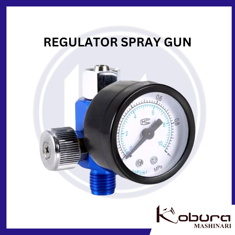 Jual Spray Gun Air Regulator With Pressure Gauge Pengatur Tekanan Angin ...
