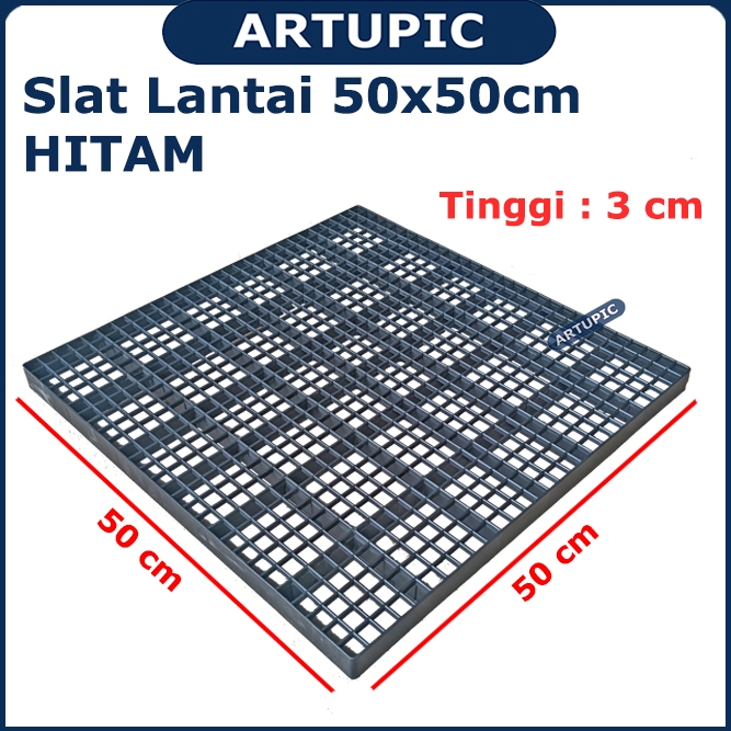 Jual Slat Lantai 50cm Alas Kandang Ayam HITAM Plastik Tatakan Kambing Domba Anjing Kucing ...