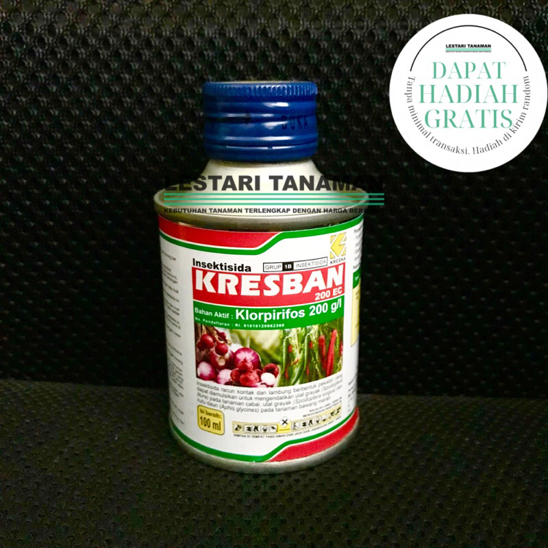 Jual Obat Pembasmi Hama / Obat Insektisida Kresban Dursban Baru 100ml ...