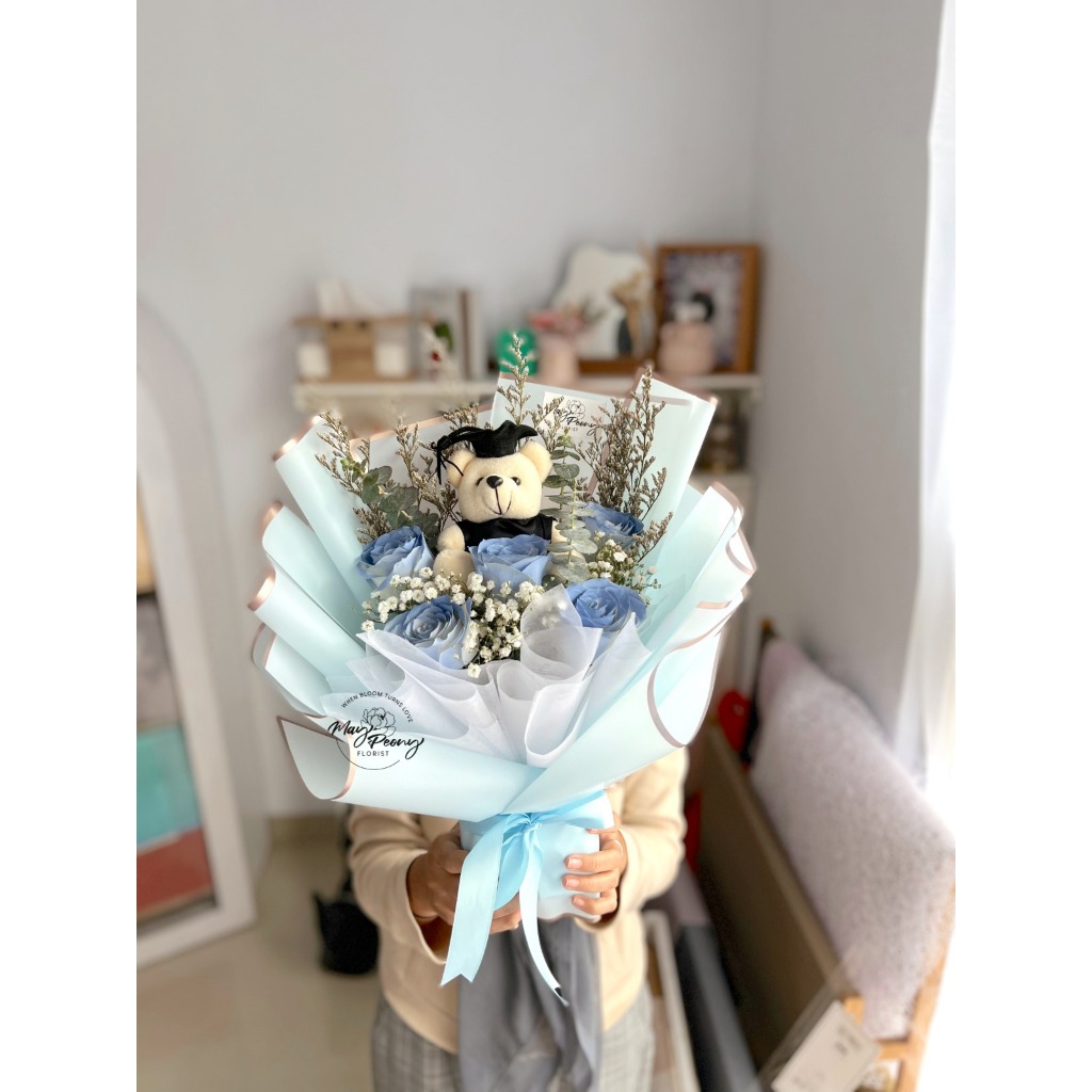 Jual FRESH FLOWER BOUQUET GRADUATION - BUKET BUNGA WISUDA BUKET WISUDA ...