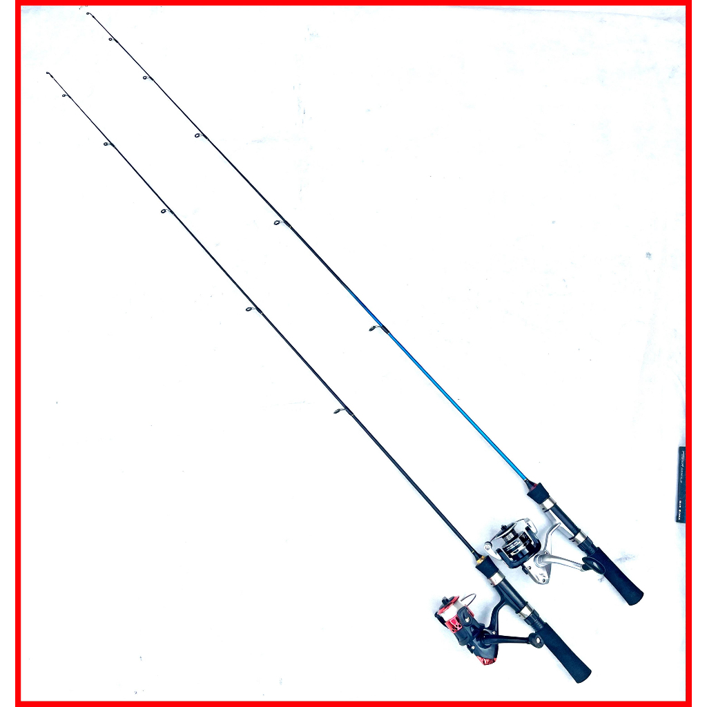 Jual joran pancing microfishing ajiro casting wader udang ikan kecil ...