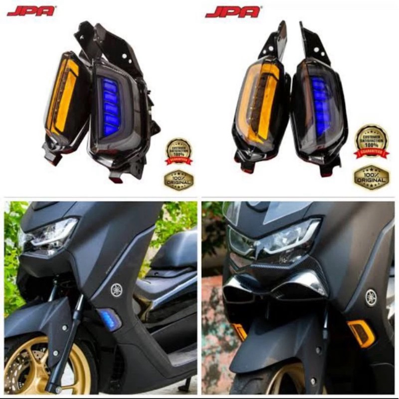 Jual Lampu Sein Sen Senja LED JPA type Cyber 2 in 1 Smoke Yamaha NMAX ...