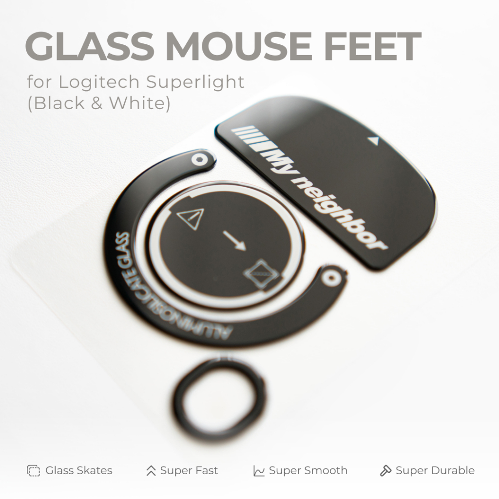 Jual MYNK Glass Mouse Feet Superglide for Logitech G Pro X Superlight ...