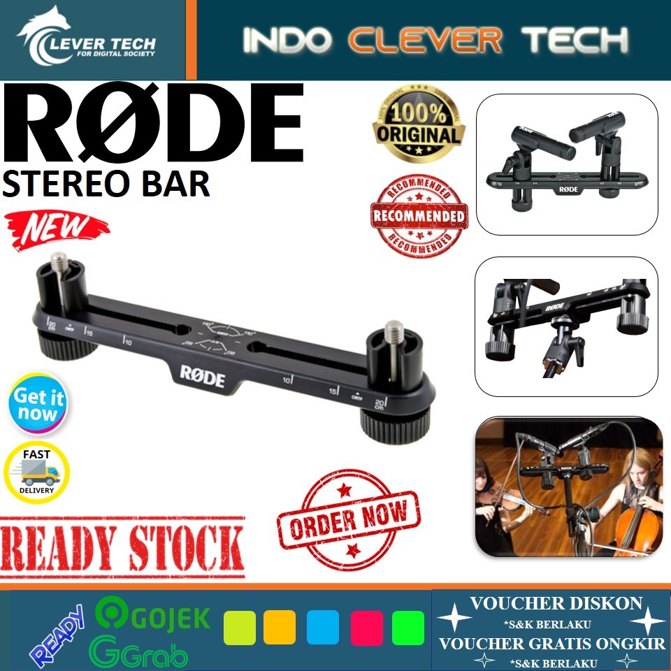 Jual Rode Stereo Bar SB20 Stereo Array Spacing Bar 20cm Original | Shopee Indonesia