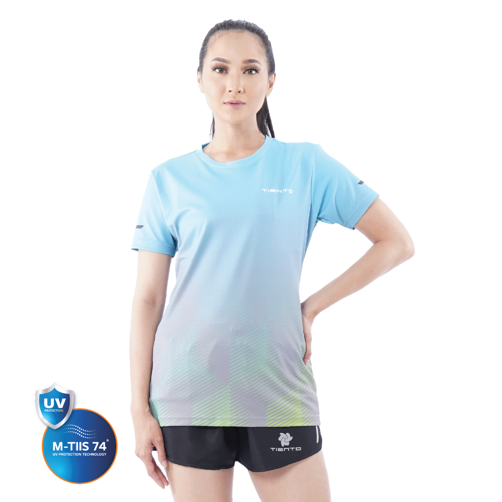 Jual Tiento Baju Olahraga Lari Jersey Running Wanita Anti UV ...