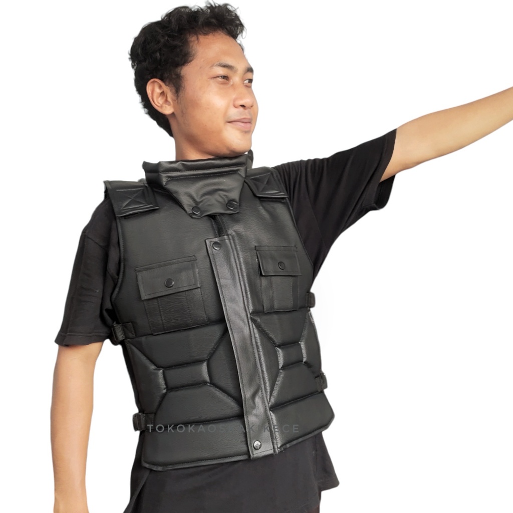 Jual Rompi Motor Kulit Anti Angin Full Body | Shopee Indonesia