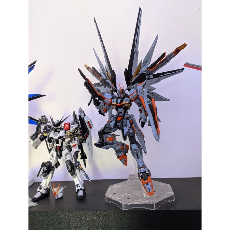 Jual MG Freedom Bandai with Convertion Resin Kit by Infinite Dimension, Repaint by Commwork ...