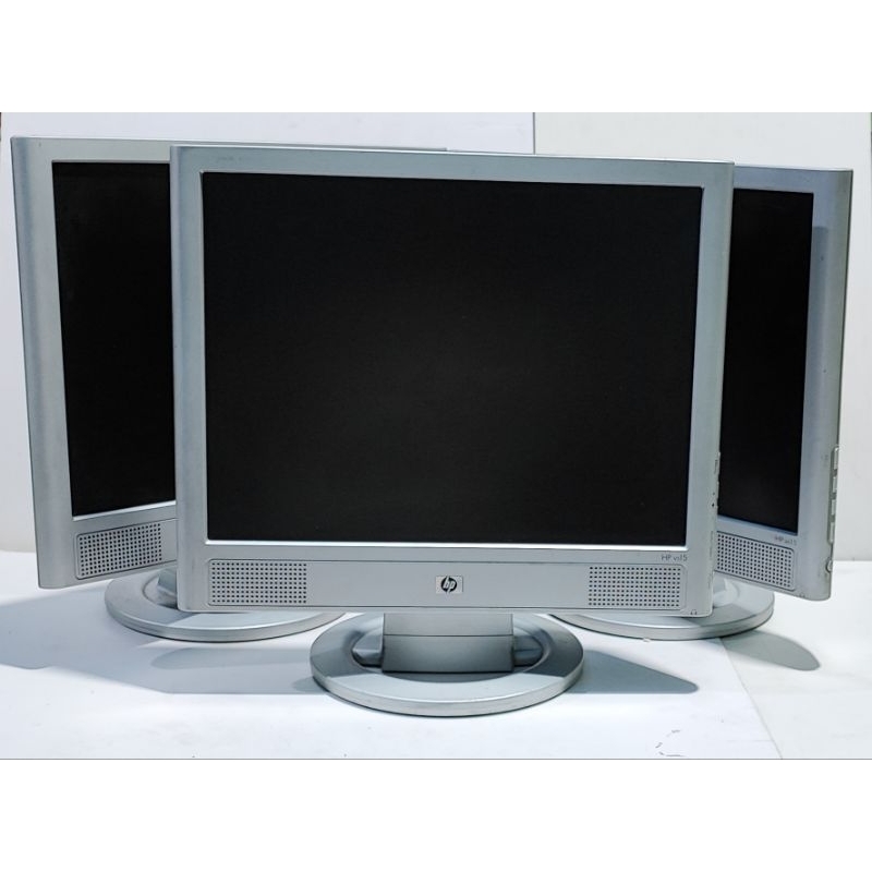 Jual Monitor LCD kotak 15 inchi HP VS15 built in speaker mulus | Shopee ...
