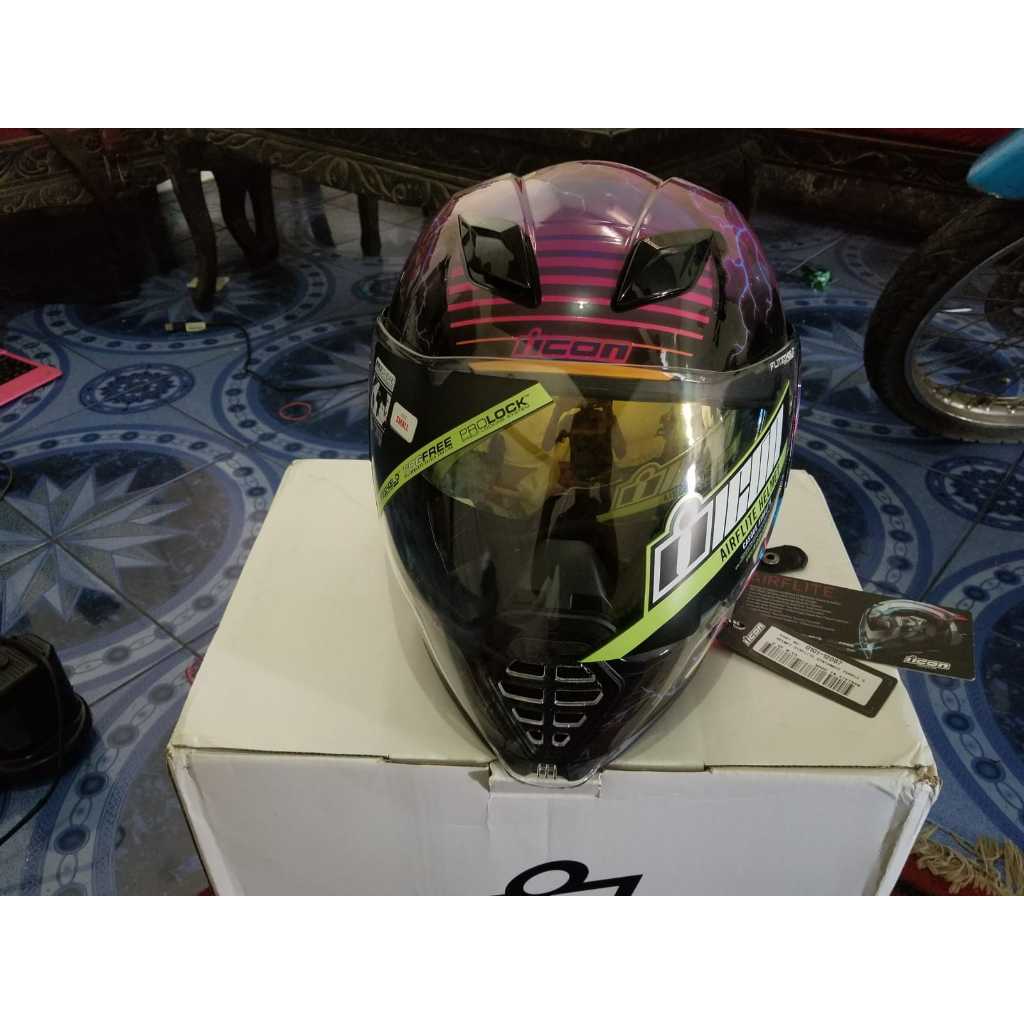 Jual helm icon Airflite Synthwave ( Limited Edition ) helmet full face ...