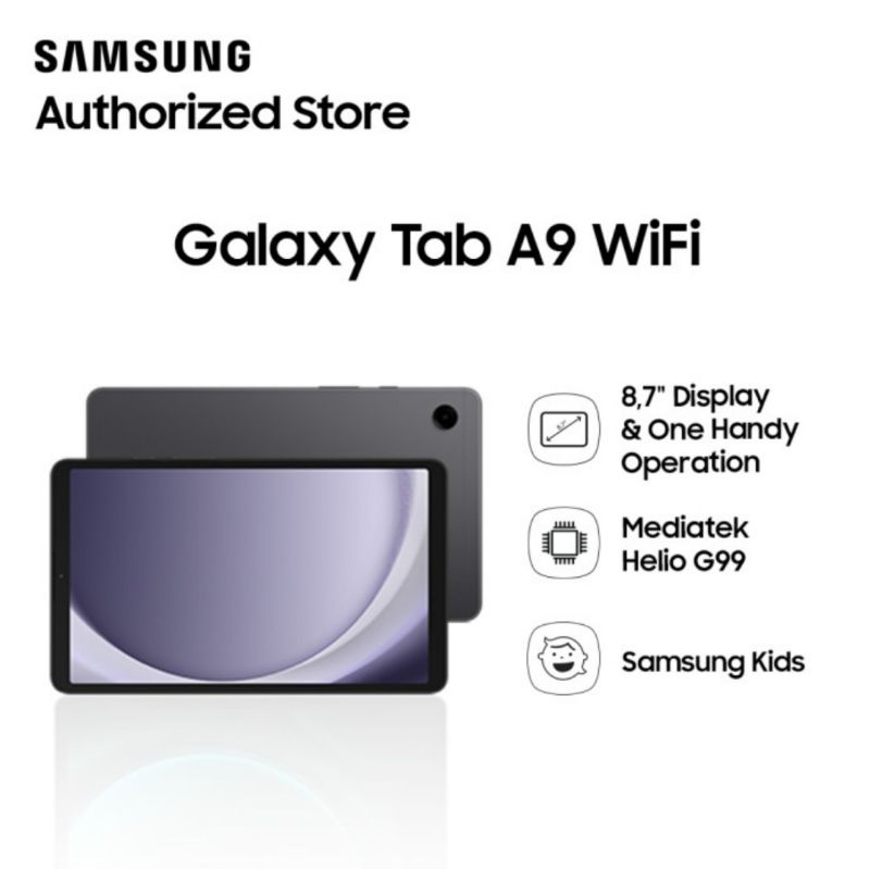 Jual SAMSUNG Galaxy TAB A9 WIFI RAM 4/64GB BARU GARANSI RESMI | Shopee Indonesia