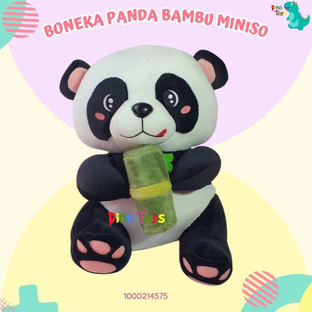 Jual BONEKA PANDA BAMBU MINISO | Shopee Indonesia