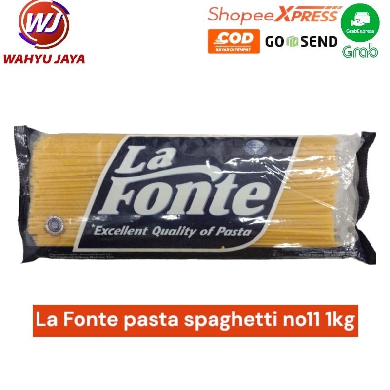 Jual La fonte pasta spaghetti no 11 1kg | Shopee Indonesia