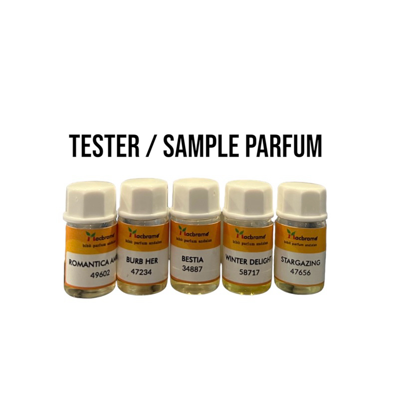 Jual TESTER / SAMPLE PARFUM AROMA BY REQUEST. | Shopee Indonesia