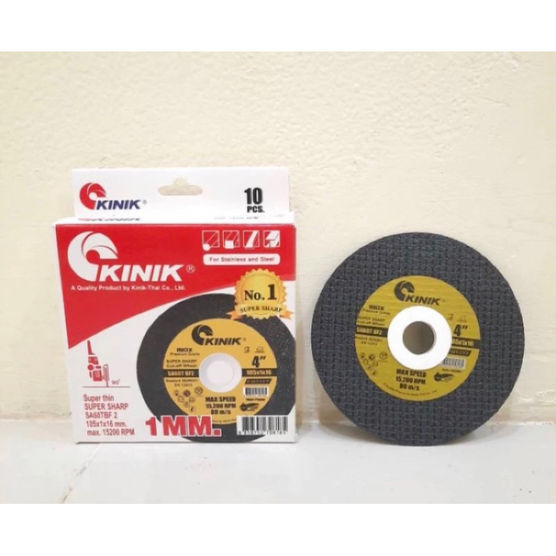 Jual Mata Gerinda Potong Besi 4 inch KINIK Stainless Steel Batu Grinder ...