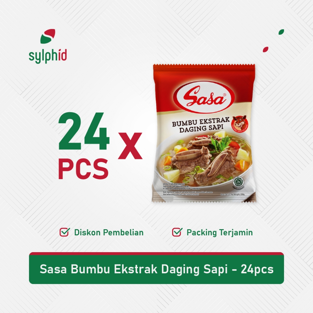 Jual 1 Dus Sasa Kaldu Sapi 250 gr / Bumbu Ekstrak Sapi 1 Karton (24 pcs ...