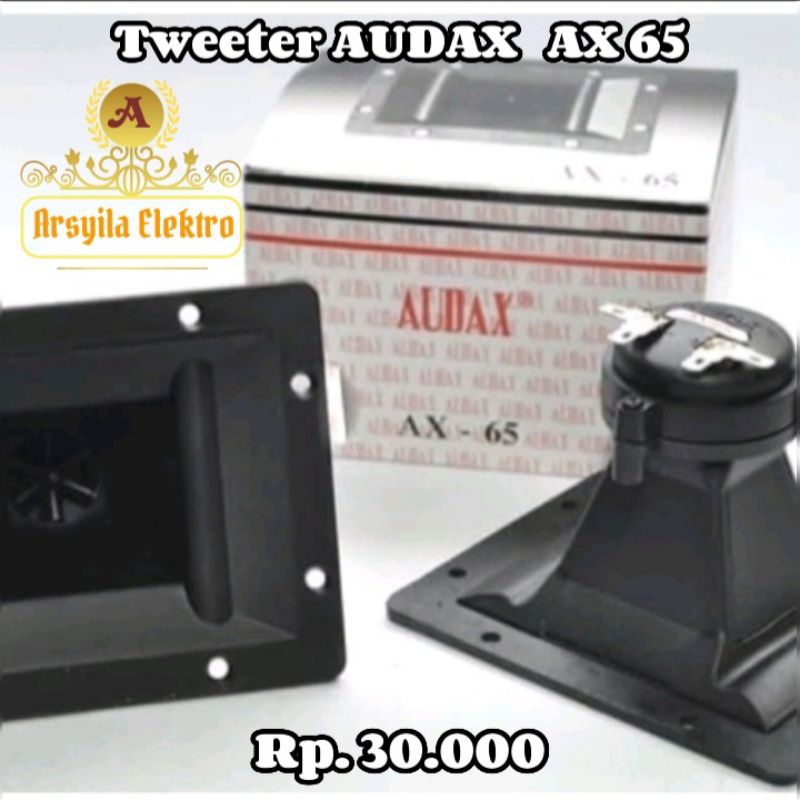 Jual TWEETER AUDAX 65 / Tweeter Speaker Walet Audax AX 65 Original | Shopee Indonesia