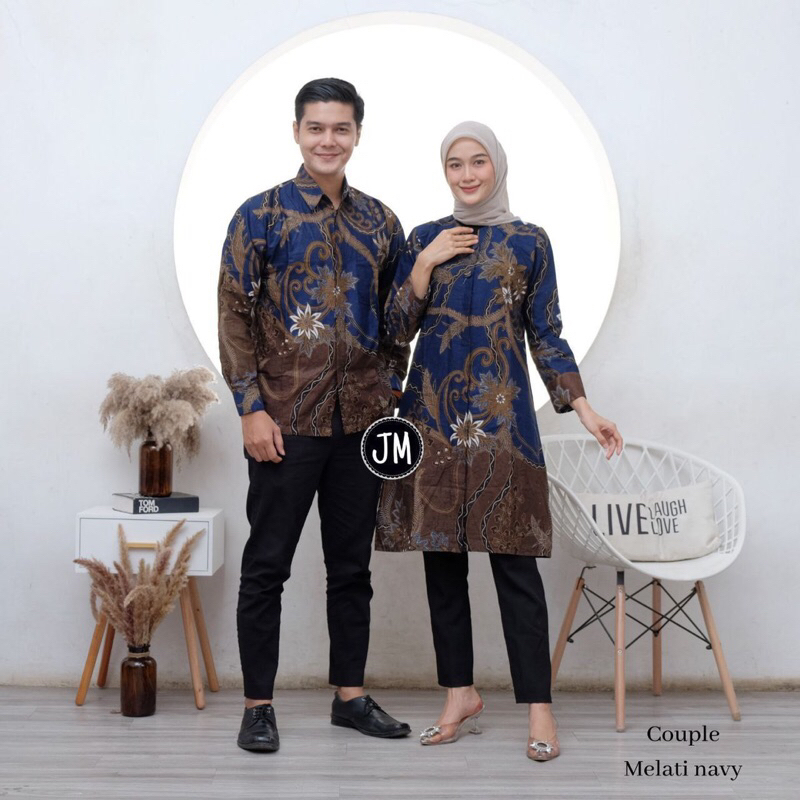 Jual Batik Couple Atasan Baju Batik Modern Tunik dan Kemeja | Shopee Indonesia