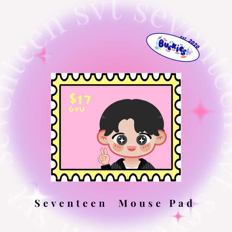 Jual Stamp Say The Name SEVENTEEN Mouse Pad | Shopee Indonesia