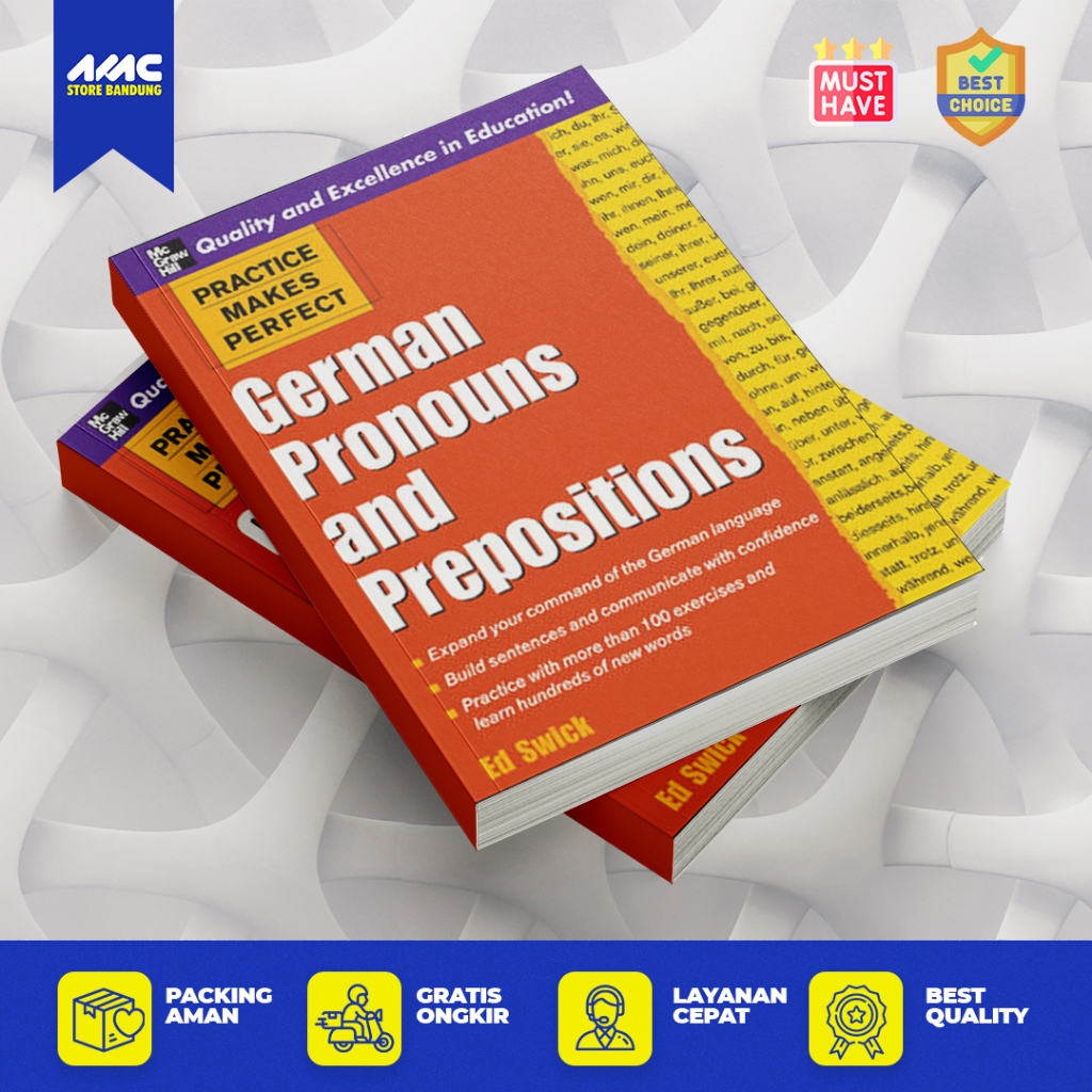 Jual Buku Bahasa Jerman German Pronouns and Prepositions - Ed Swick ...