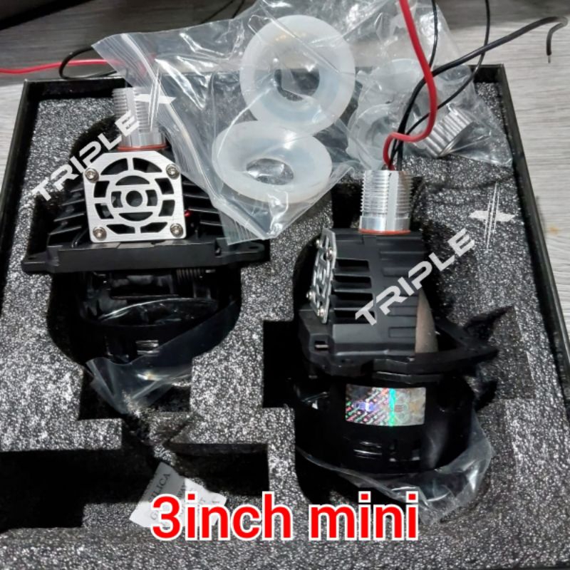 Jual mini projie lampu biled bi led projector lampu utama 3inch ...