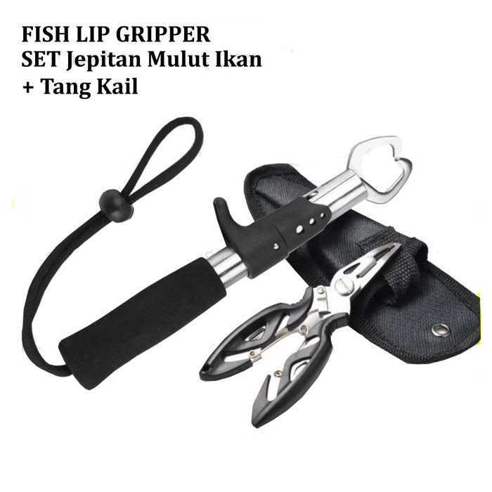 Jual ALAT PENJEPIT IKAN Set Alat Penjepit Bibir Ikan Dan Tang Kail Set ...