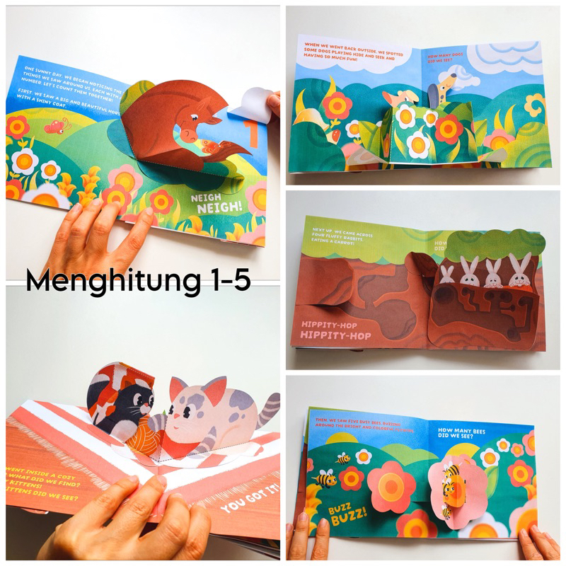 Jual Buku pop-up 3D untuk belajar menghitung | Shopee Indonesia