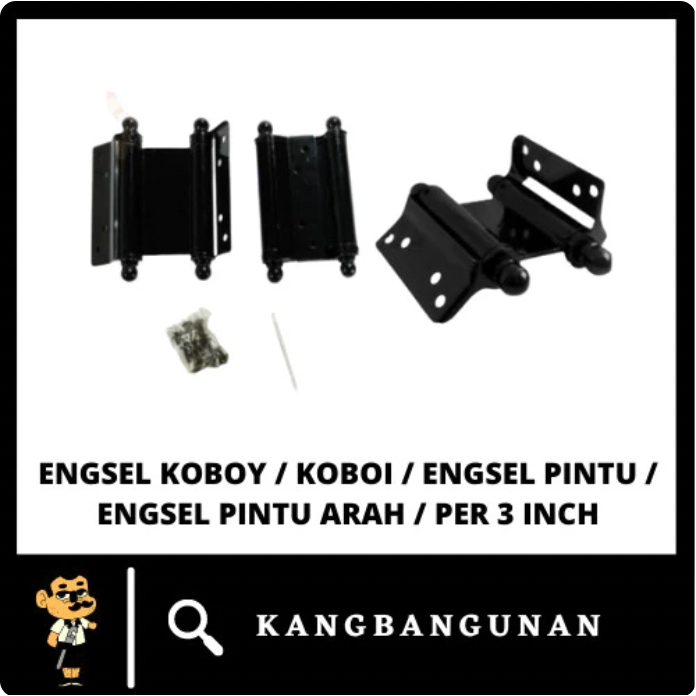 Jual ENGSEL KOBOY / KOBOI / ENGSEL PINTU / ENGSEL PINTU ARAH / PER 3 ...